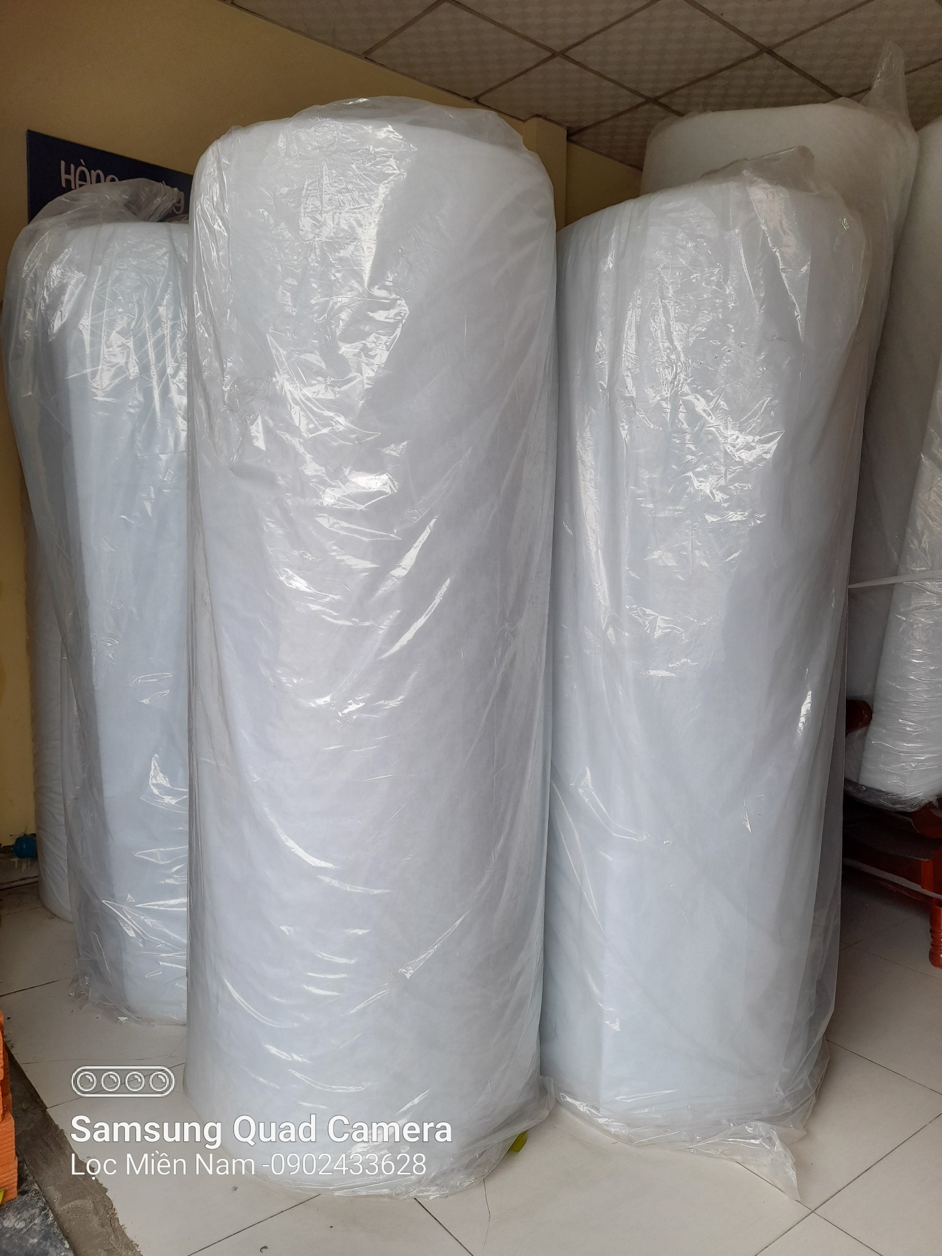 Bông lọc G4 dày 20mm dùng lọc nước thải